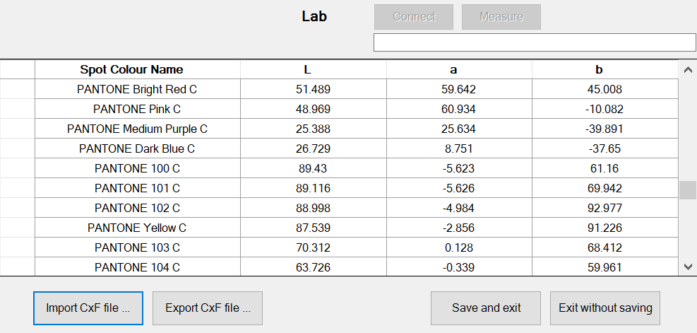 CxF Files and Spot Color Matching