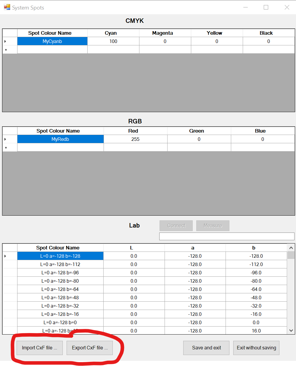 CxF Files and Spot Color Matching