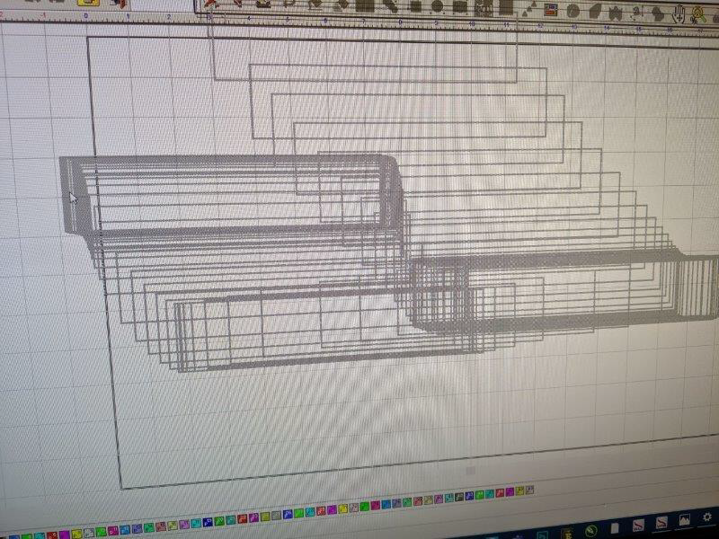 Toolbar drag-and-drop ghost image